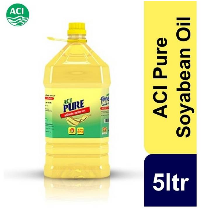 ACI Pure Soyabean Oil - 5 Ltr - Sroddhaa